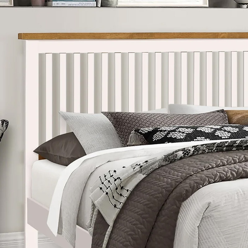Ascot White Wooden Bedrame | The Bedroom Shop | Delivered & Assembled ...
