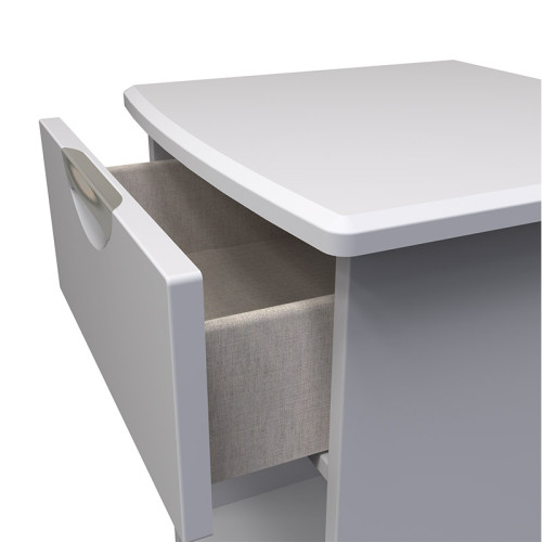 Florence 1 Drawer Open Bedside Cabinet | Ready Assembled Bedroom ...