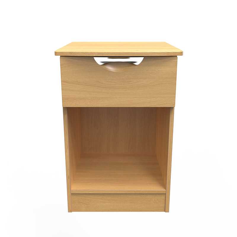 Florence 1 Drawer Open Bedside Cabinet | Ready Assembled Bedroom ...