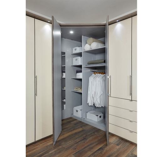 Wiemann Kansas Walk-In Corner Wardrobe | Wiemann Bedroom Furniture UK ...