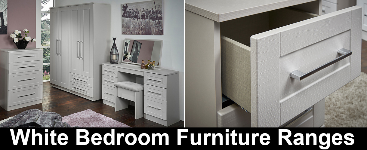 White Bedside Cabinets | UK delivery | Made in the UK