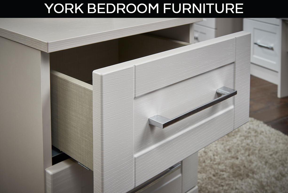 York Bedroom Furniture | Ready Assembled | 10% Deposit