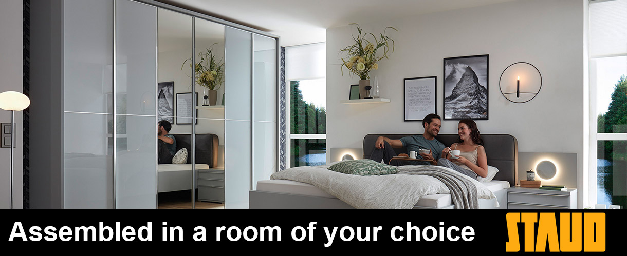 Designer Sliding Wardrobes by Wiemann delivered and Assembled