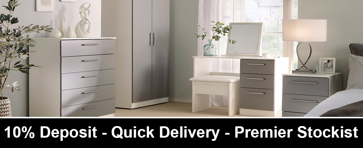 Contrast Bedroom Furniture | Ready Assembled | UK Delivery