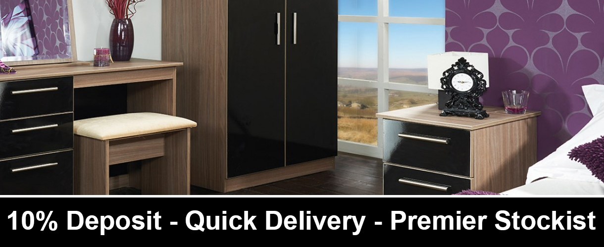 Contrast Bedroom Furniture | Ready Assembled | UK Delivery